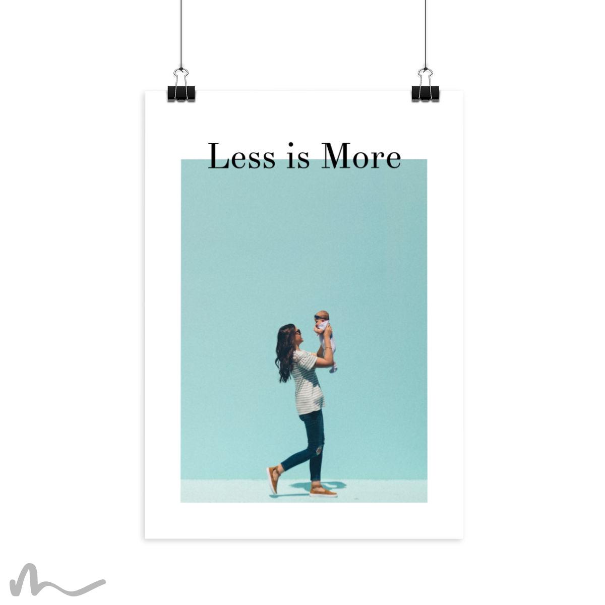 Poster Understatement Hochformat - Momentu